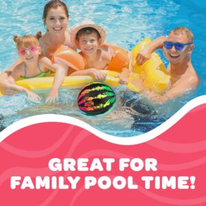 Watermelon Ball The Original Pool Toys for Kids Ages 8-12 - 6.5 inch Pool Ball for Teens, Adults, Family - Pool Games, Pool Toys, Fun Swimming Pool Games, Water Football, Diving and Beach Ball Play