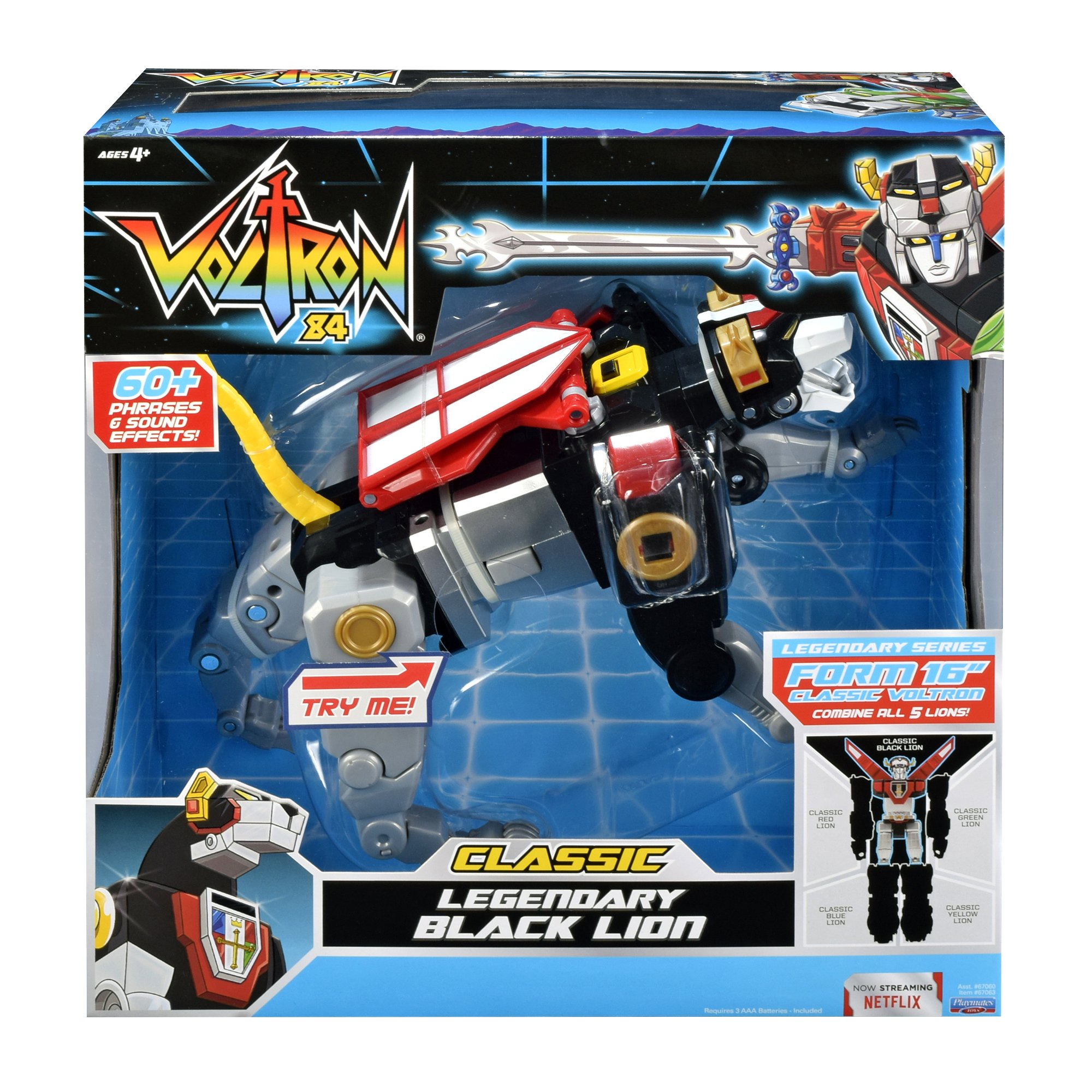 Voltron Classic Black Lion Action Figure