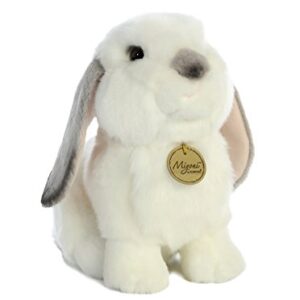 Aurora® Realistic Miyoni® Lop Eared Rabbit Stuffed Animal - Lifelike Detail - Cherished Companionship - Grey 11 Inches