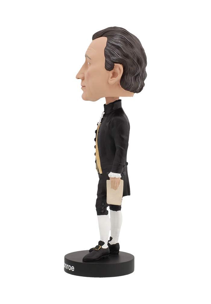 Royal Bobbles James Monroe Bobblehead, Premium Polyresin Lifelike Figure, Unique Serial Number, Exquisite Detail