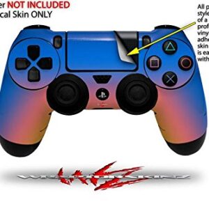 WraptorSkinz Skin Compatible with Sony PS4 Dualshock Controller PlayStation 4 Original Slim and Pro Smooth Fades Sunset (Controller NOT Included)