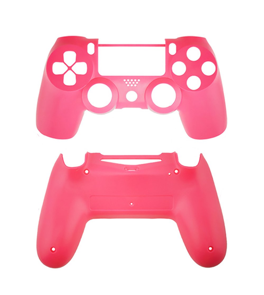 Replacement Full Housing Shell Case Cover with Buttons Mod Kit For PS4 Pro Slim For Sony Playstation 4 Dualshock 4 PS4 Slim Pro Wireless Controller - Pink