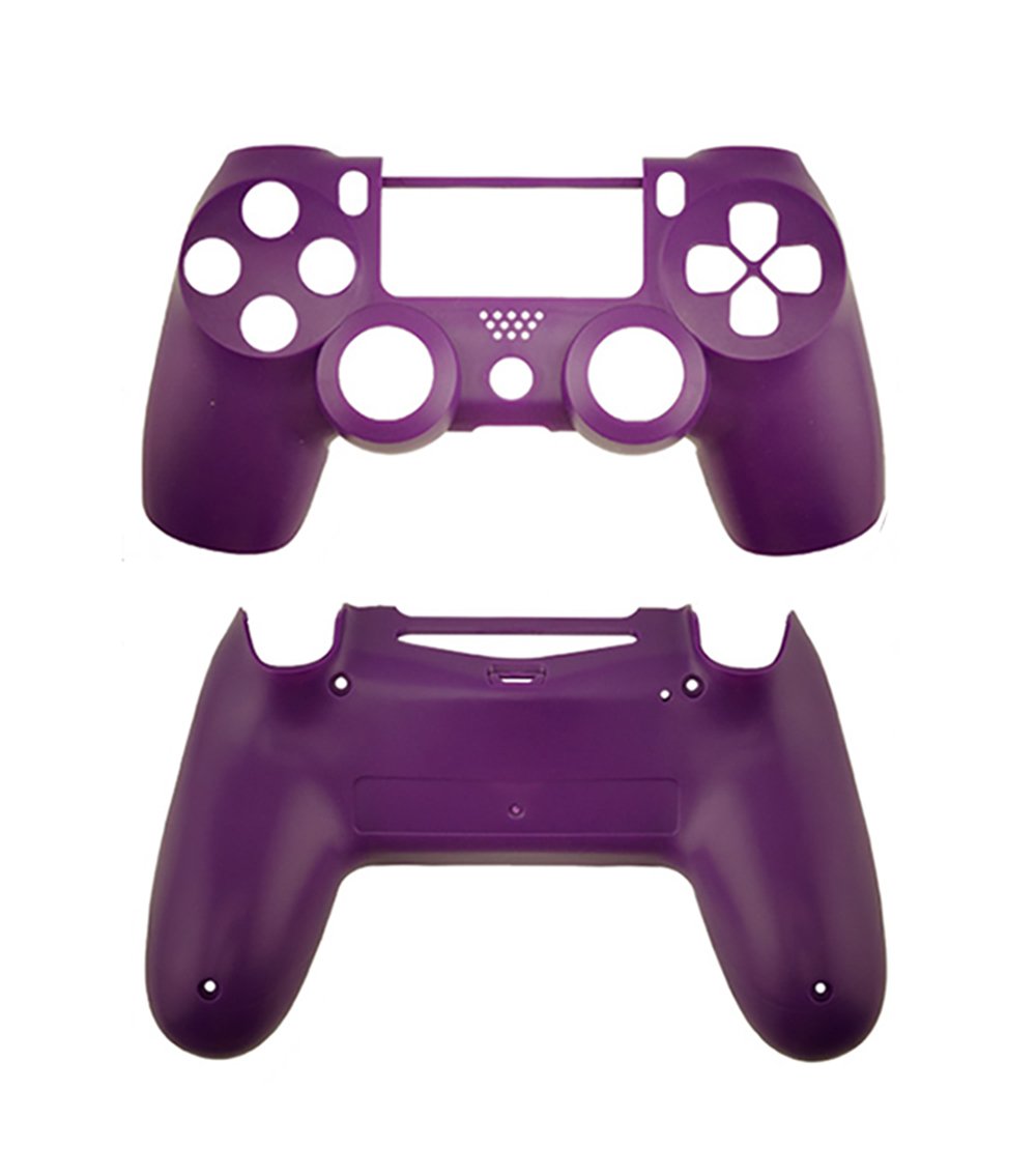 Replacement Full Housing Shell Case Cover with Buttons Mod Kit For PS4 Pro Slim For Sony Playstation 4 Dualshock 4 PS4 Slim Pro Wireless Controller - Purple