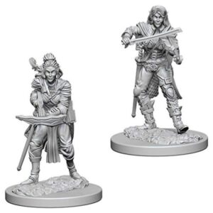 neca pathfinder deep cuts unpainted miniatures: wave 4: elf female bard