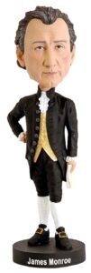 royal bobbles james monroe bobblehead, premium polyresin lifelike figure, unique serial number, exquisite detail