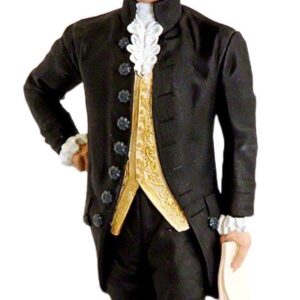 Royal Bobbles James Monroe Bobblehead, Premium Polyresin Lifelike Figure, Unique Serial Number, Exquisite Detail