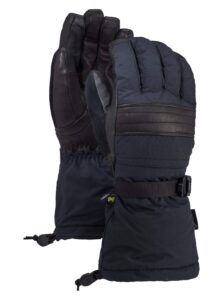 burton men's gore-tex warmest glove, true black, small