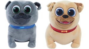 disney puppy dog pals plush gift set - bingo & rolly (styles may vary)