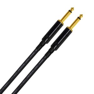 WORLDS BEST CABLES 3 Units - 6 Foot -Pedal, Effects, Patch, Guitar Instrument Cable Custom Made Made Using Mogami 2524 Wire and Neutrik-Rean NYS224BG Gold ¼ inch (6.35mm) TS Plugs