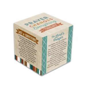 abbey gift (abbey & ca gift prayer changes everything cube, 3 x 3 x 3, multicolor