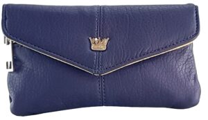 purse king blush wristlet (navy blue)