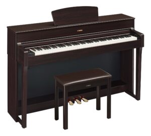 yamaha arius, console digital weighted 88-key graded hammer 3 action, cfx concert grand piano sound, includes bench, dark rosewood (ydp184r)