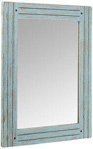 foreside home & garden fmir06224 heartland mirror blue