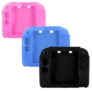 protective soft silicone rubber gel skin case cover for nintendo 2ds