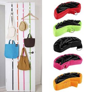 spacehome@ 1 pcs/lot over door straps hanger hooks lanyard hanger adjustable hat bag organizer handbags/purses/scarves/hats rack (orange)