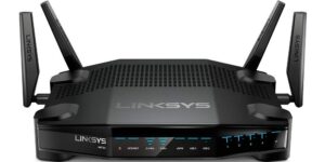 linksys wrt gaming wifi router optimized for xbox, killer prioritization engine to reduce peak ping and latency, dual band, 4 gigabit ports, ac3200 (wrt32xb)