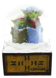 nerd block gremlins holiday snowglobe