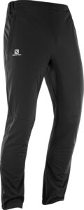 salomon men's agile warm pant , black, x-large