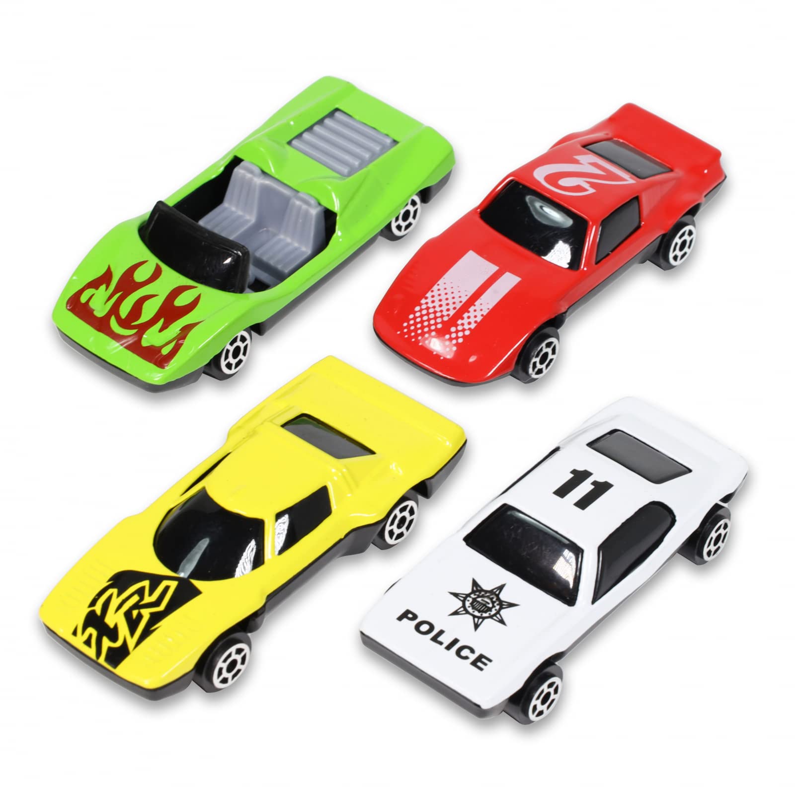 KidPlay Kids Die Cast Toy Race Car Set Assorted Colors Boys Toy Vehicles 50pc