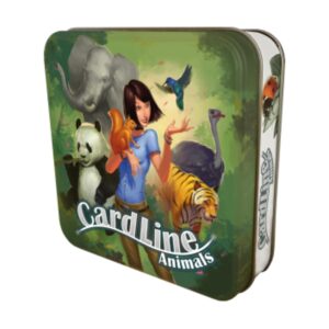 monolith cardline animals card game | educational game | animal themed strategy game | fun family game for adults and kids | ages 7+ | 2-8 players | average playtime 15 minutes | made by monolith