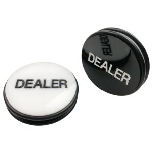 yuanhe casino craps dealer button - 3inch double sided puck buttons, great for poker, texas hold 'em & card games