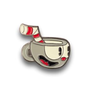 cuphead video game character enamel collector pin