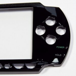 for Sony PSP 1000 PSP1000 Black Front Faceplate Shell Case Cover Proctector Replacement