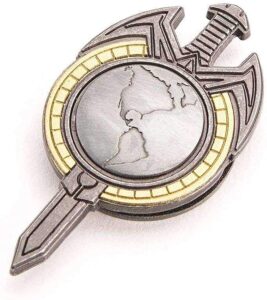 qmx star trek: tng mirror universe magnetic badge