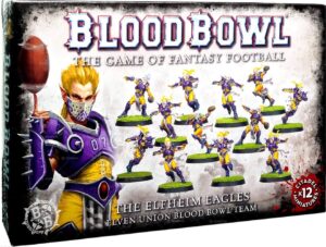 games workshop 99120999003 "the elfheim eagles blood bowl team miniature, grau