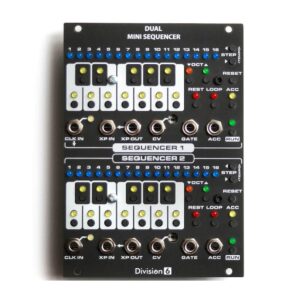 division 6 dual mini sequencer v2 eurorack diy kit