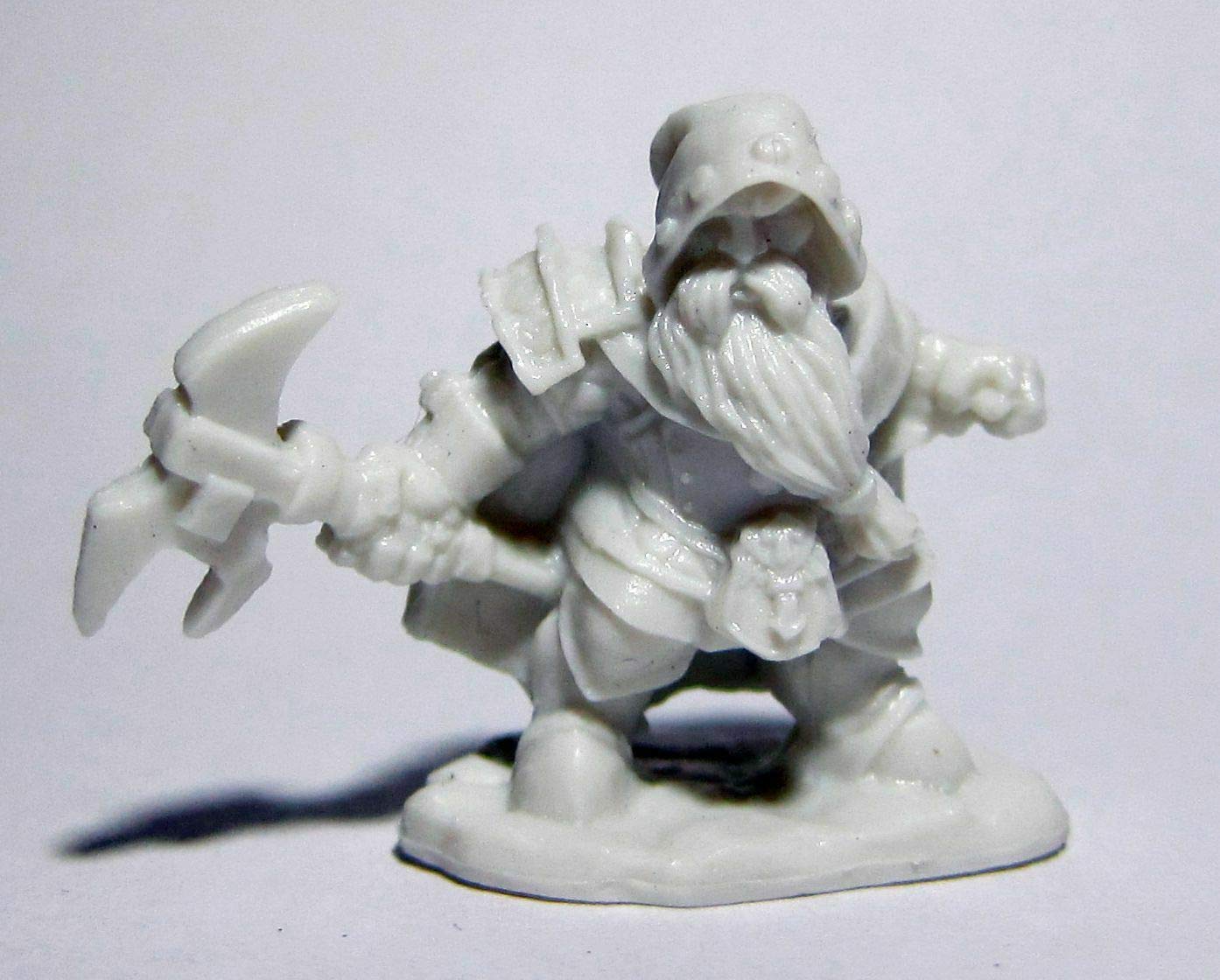 REAPER Miniatures Durok, Dwarf Ranger #77480 Bones Unpainted Plastic Mini Figure