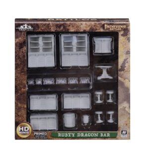 Pathfinder Battles Deep Cuts Unpainted Miniatures: Rusty Dragon Bar