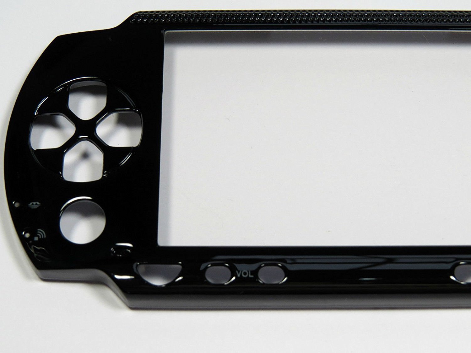 for Sony PSP 1000 PSP1000 Black Front Faceplate Shell Case Cover Proctector Replacement