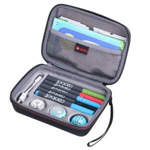 xanad hard storage case for ozobot evo app bit coding robot - fits 4 color code markers/skin/playfield/usb charging cable (fits a full robotics kit)