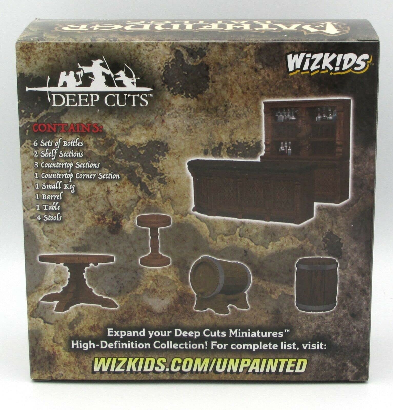 Pathfinder Battles Deep Cuts Unpainted Miniatures: Rusty Dragon Bar