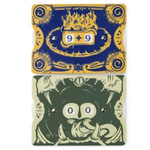 stratagem 2-pack pocket life counters for trading card games, fits in a deck box