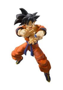 tamashii nations - dragon ball z - son goku -a saiyan raised on earth-, bandai spirits s.h.figuarts action figure