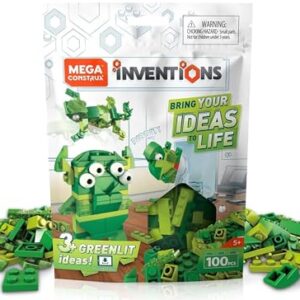 Mega Construx Inventions Green Brick Building Set