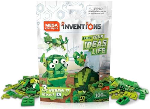 Mega Construx Inventions Green Brick Building Set