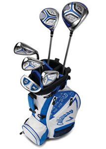 callaway golf xj junior golf set, level 2, 6 piece set, right hand, white