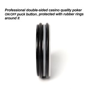 GSE Games & Sports Expert 3" Casino Craps ON/Off Poker Button, Casino Grade Acrylic Craps Button for Casino Poker Nights, Family Parties, Craps Games