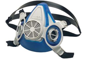 msa (mine safety appliances) 815452 large advantage 200 ls series half mask air purifying respirator, english, 1.534 fl. oz., plastic, 1" x 1" x 1"