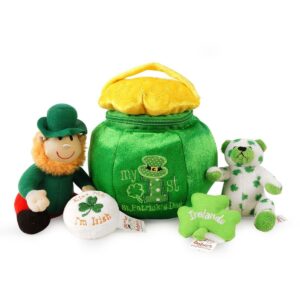 genius baby toys the original baby's 1st st. patrick's day lucky gold playset