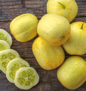 burpee 'lemon' cucumber seeds, 100 non-gmo seeds, heirloom