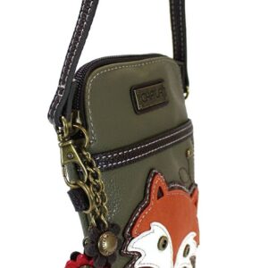 Chala Fox Cellphone Crossbody Handbag - Convertible Strap