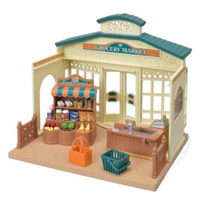 calico critters grocery market - shop, play, and let creativity bloom!, cream & brown