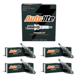 autolite iridium xp automotive replacement spark plugs, xp5703 (4 pack)