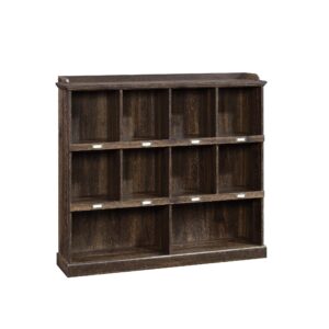 sauder barrister lane bookcase/ book shelf, iron oak finish