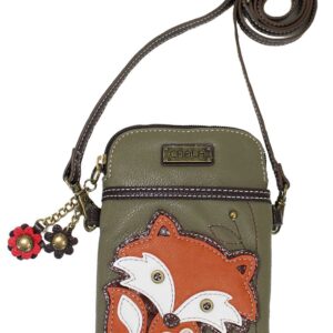 Chala Fox Cellphone Crossbody Handbag - Convertible Strap