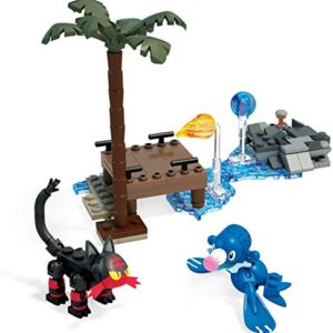 Mega Construx Pokemon Litten vs. Popplio Building Set